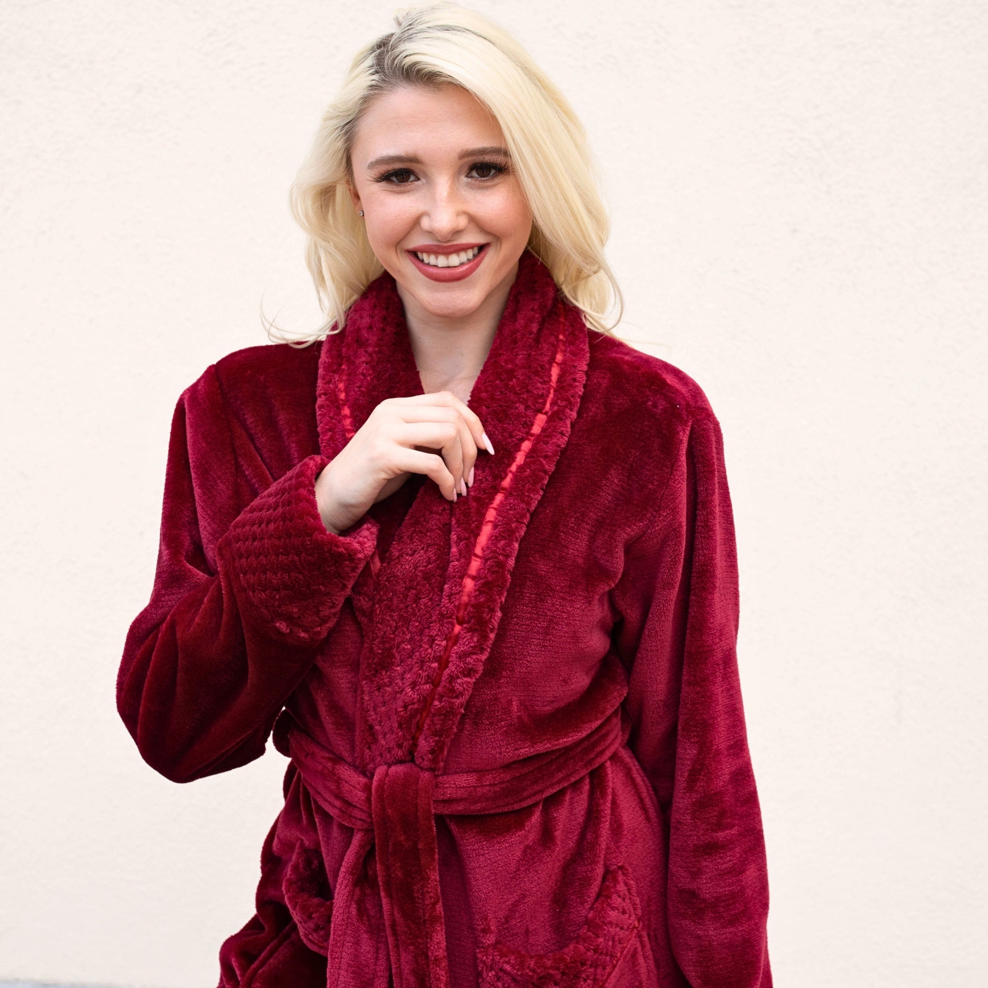 Personalized Embroidered Plush Robes, Custom Monogrammed Soft & Cozy ...