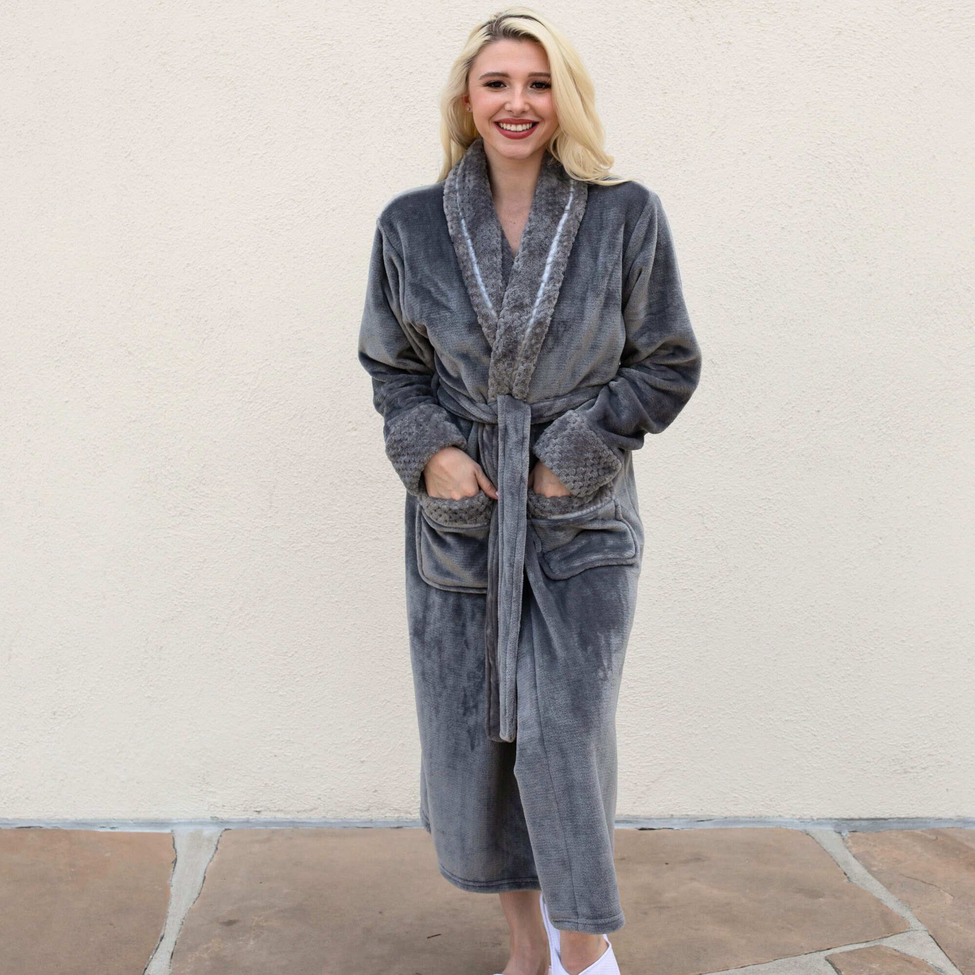 Personalized Embroidered Plush Robes, Custom Monogrammed Soft & Cozy ...