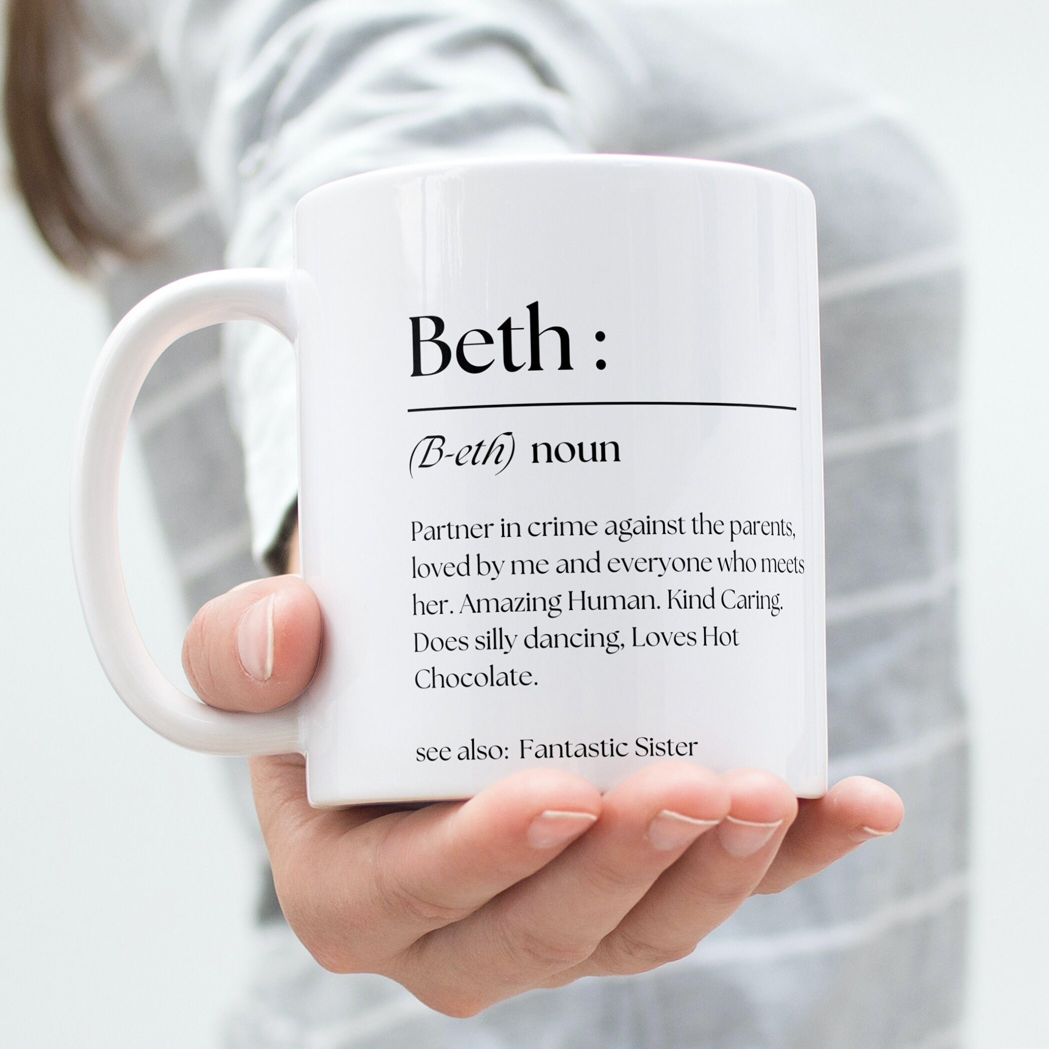BEST SELLING, Dictionary Mug, Personalized Name Meaning Funny Gift Ceramic Mug Name Definition ...