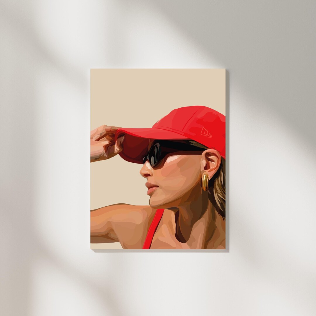 Hailey Baldwin Bieber Elegance Poster High Quality Print Poster Hailey ...