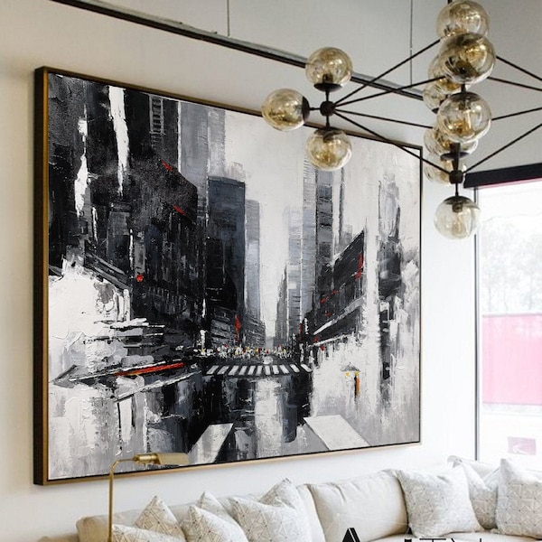 Abstract Cityscape - Etsy