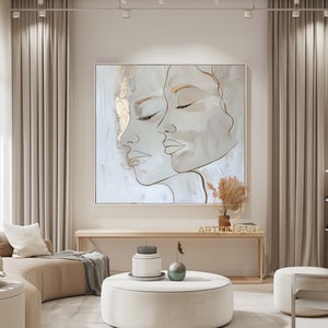 Woman Face Artwork Faceless Portrait Painting Original Woman Face ...