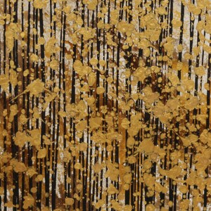 Gold Leaf Painting Gold Abstract Art Modern Landscape Painting - Etsy