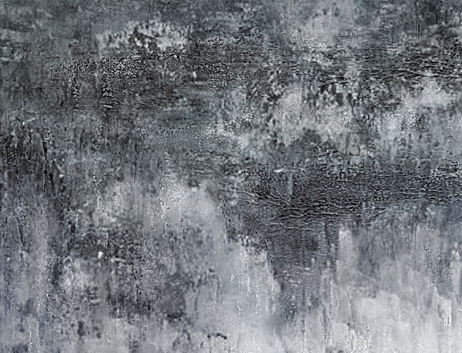 Black canvas painting large abstract black and white painting | Etsy