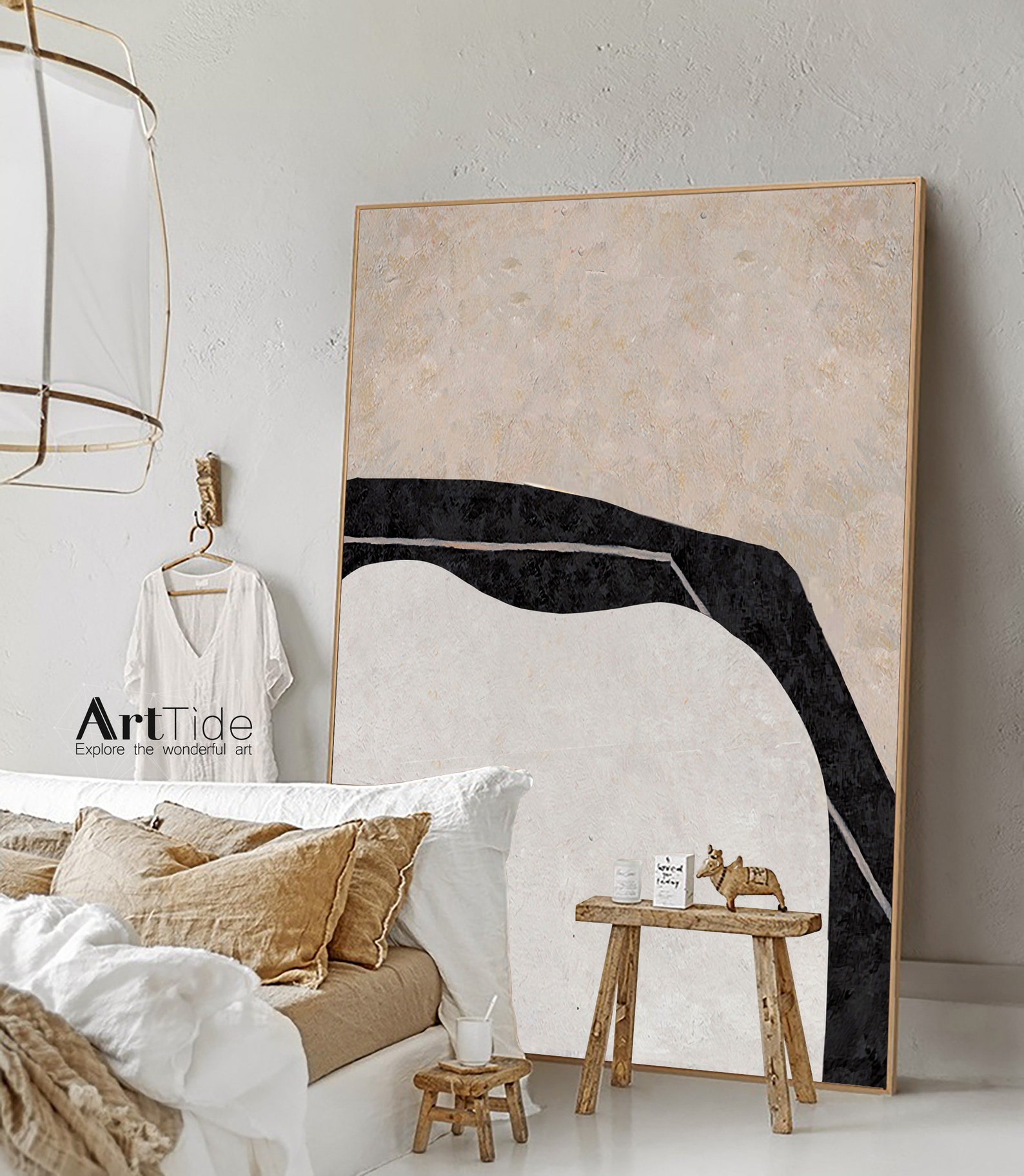 Original Abstract Painting Minimalist Abstract Painting Large | Etsy