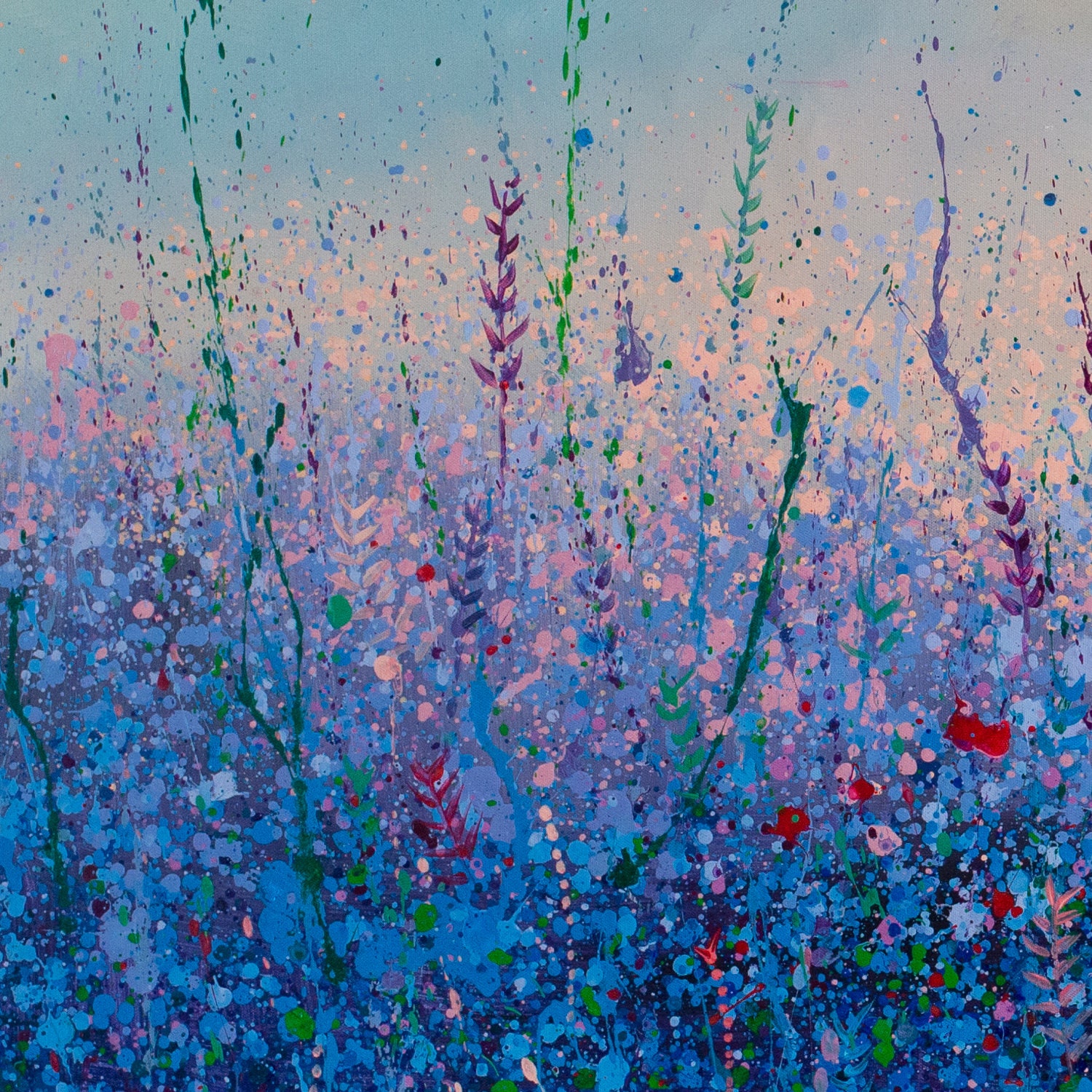 Abstract Flower Paintinglarge Flower Painting Acrylic - Etsy