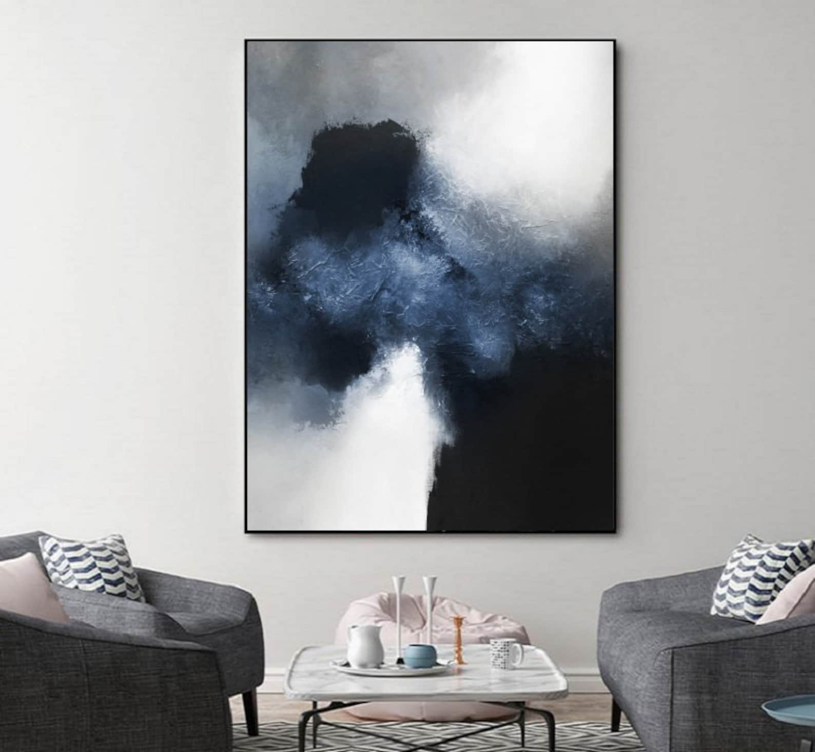 Large Abstract Painting Abstract Wall Artpainting on - Etsy