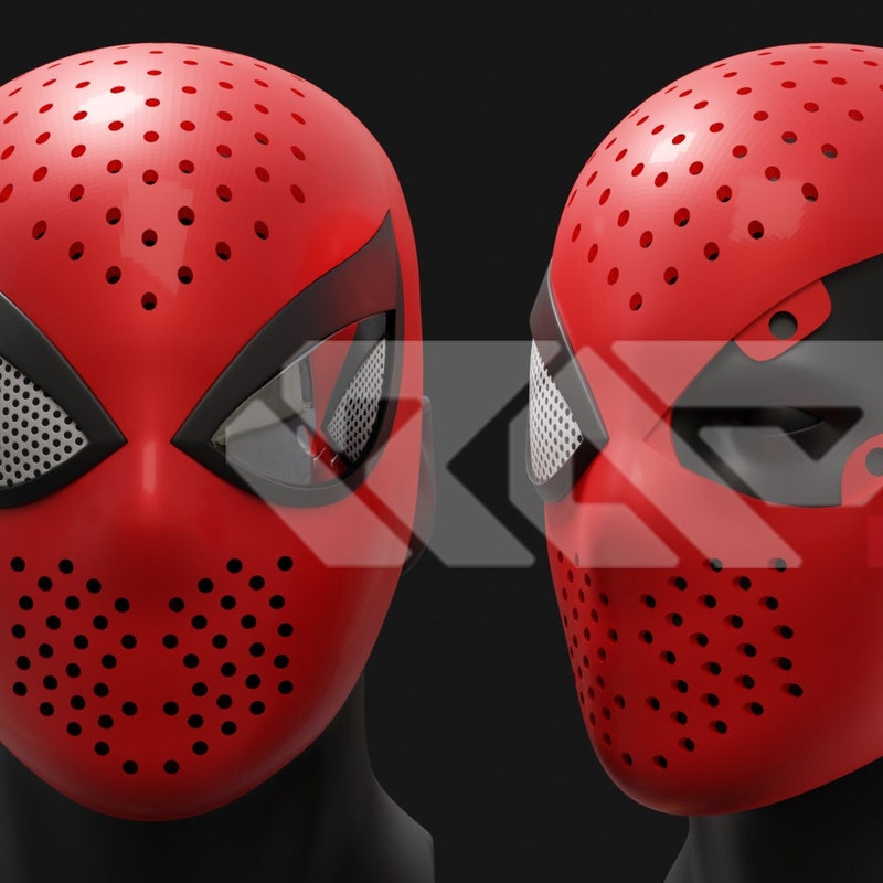 Spiderman Faceshell - Etsy