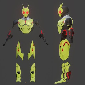Kamen Rider Zero One Ver2 Full Armor and New Helmet - Etsy