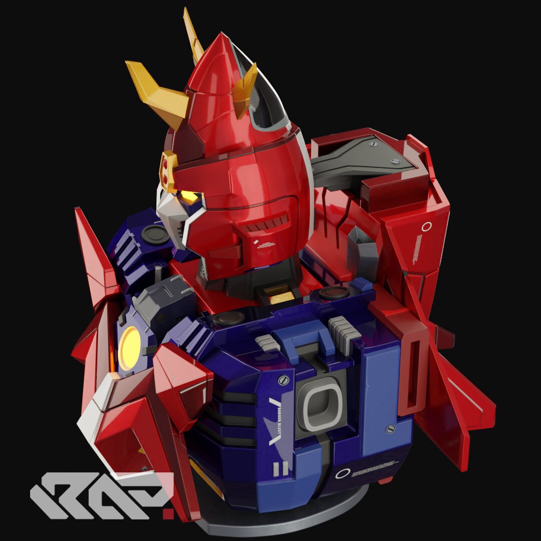 Voltus V 3D Model Bust - Etsy Hong Kong