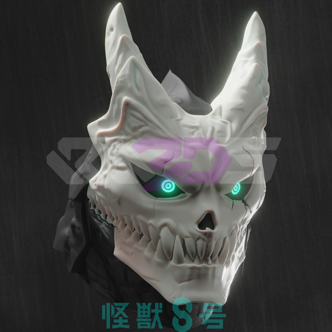 Kaiju No.8 3D Mask - Etsy