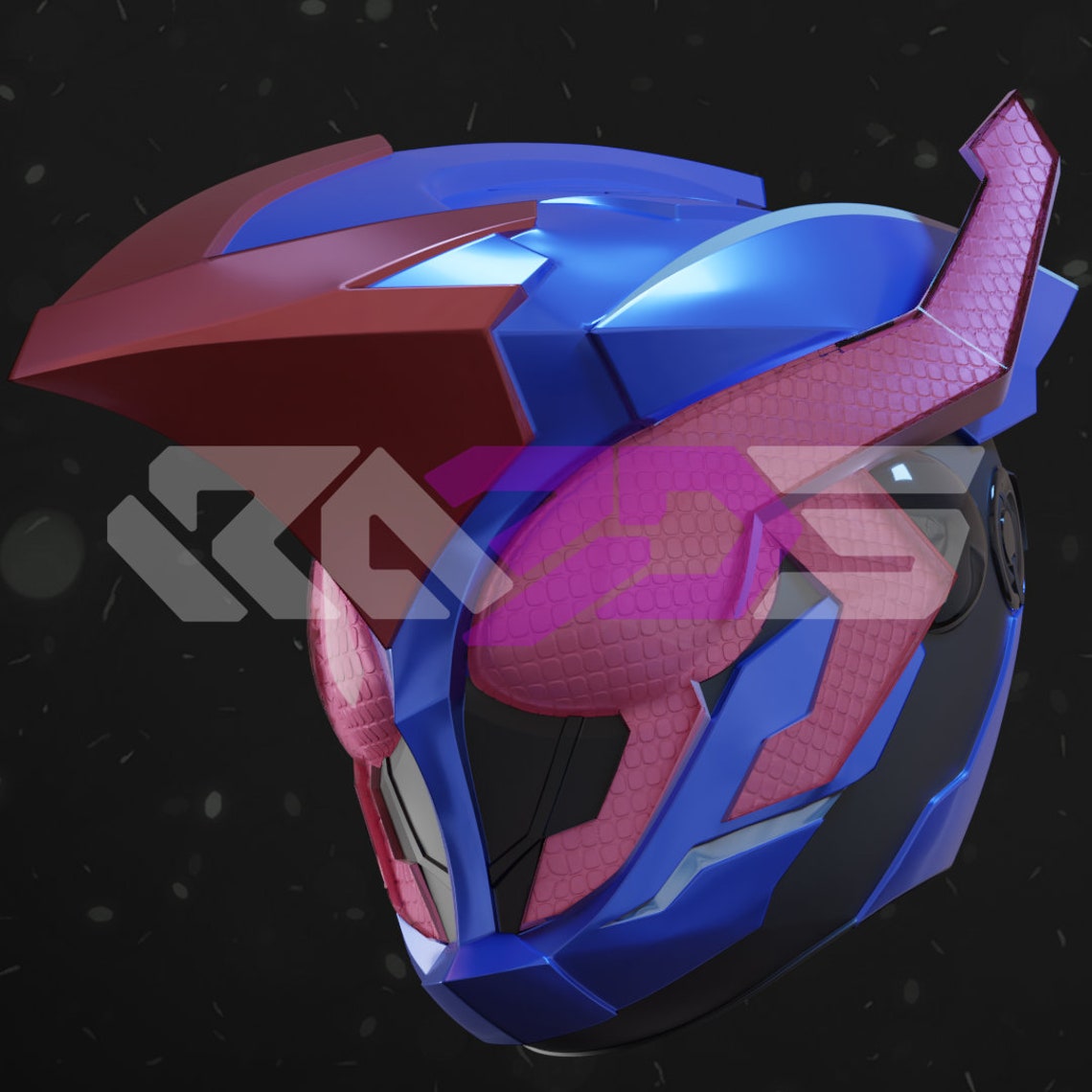 Kamen Rider Destream 3d Helmet - Etsy
