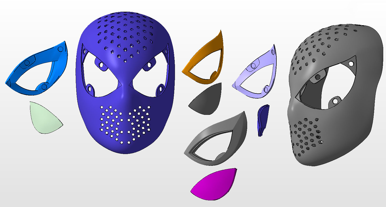 3D Faceshell Spider-man Classic Suit - Etsy