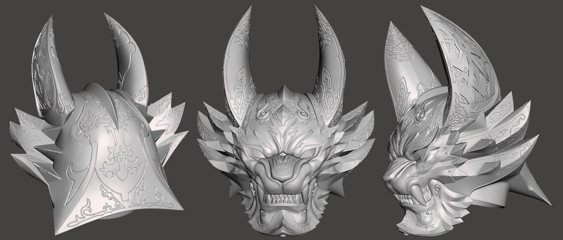 Garo Helmet Printable - Etsy