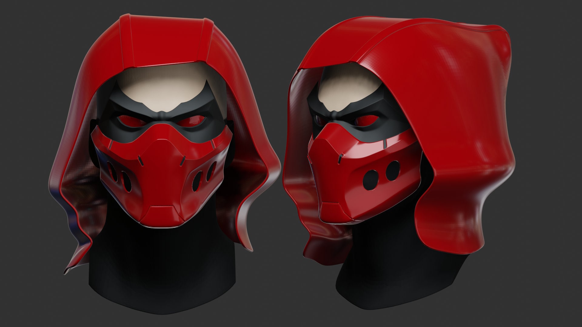 Red Hood Outlaw mask | Etsy