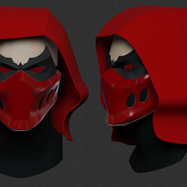 Red Hood Mask - Etsy