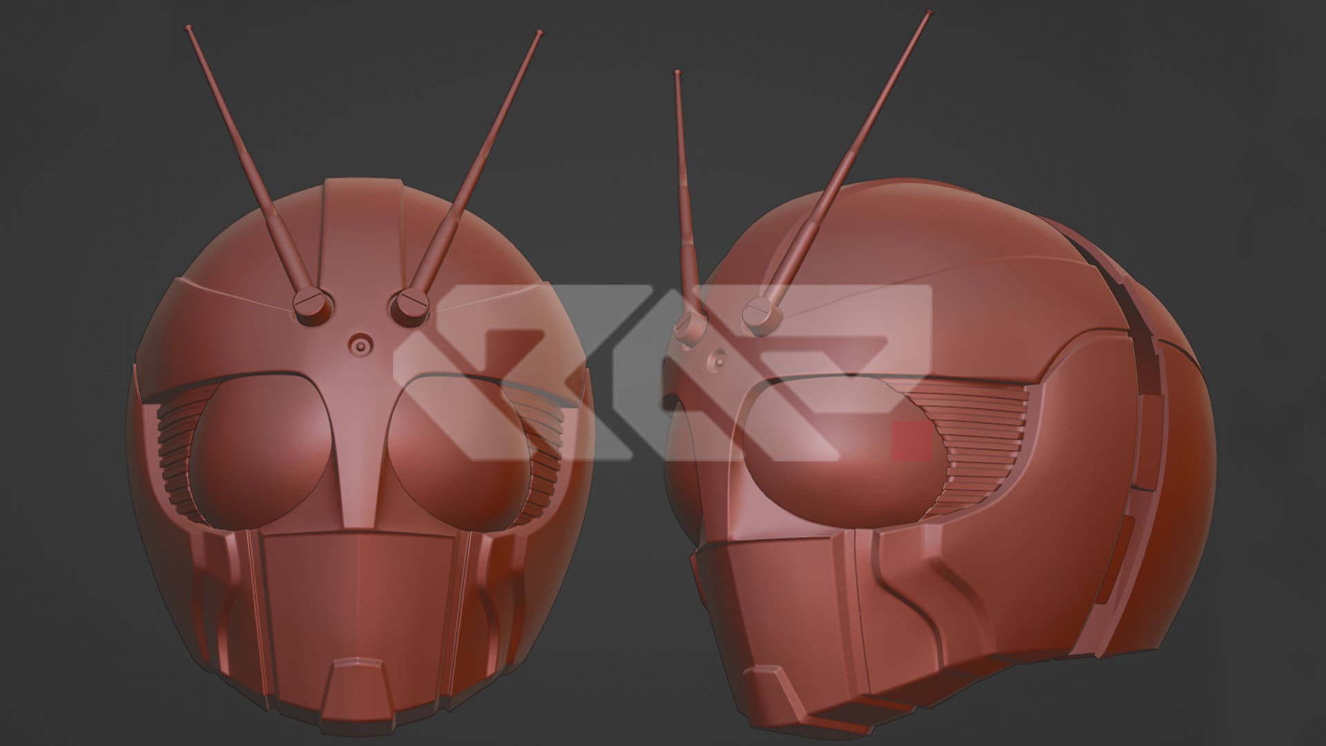 Kamen Rider Robo 3d Helmet - Etsy