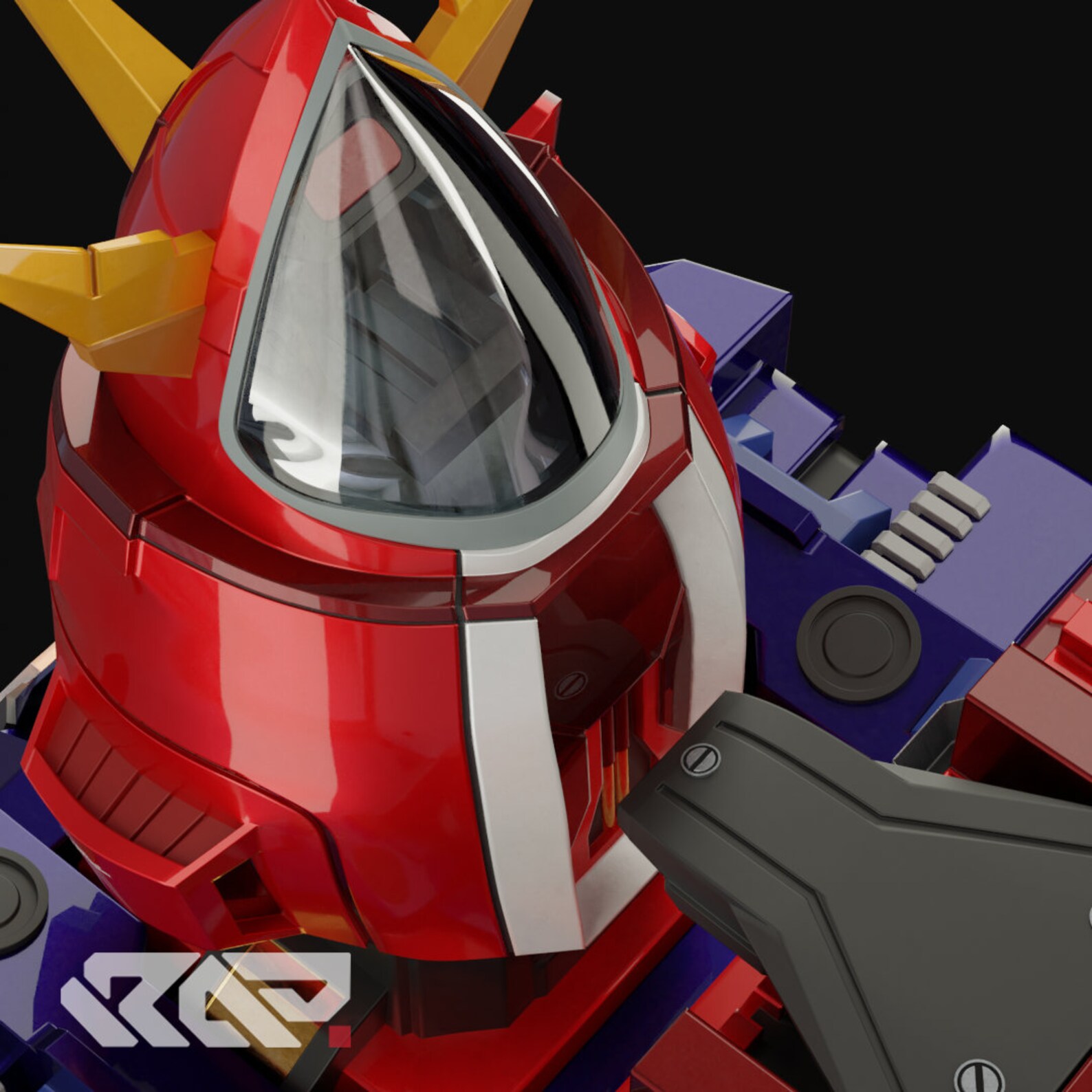 Voltus V 3D Model Bust - Etsy Hong Kong