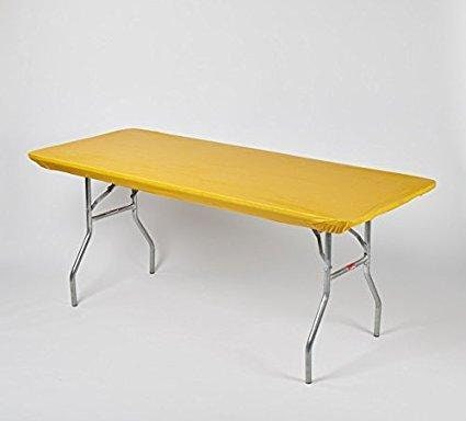 Solid Colored Plastic Fitted Banquet Table Covers 2 Pack - Etsy