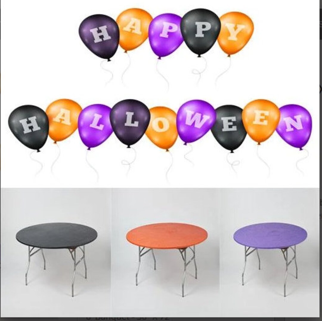 Halloween Pack Fitted Plastic Table Cover - Etsy
