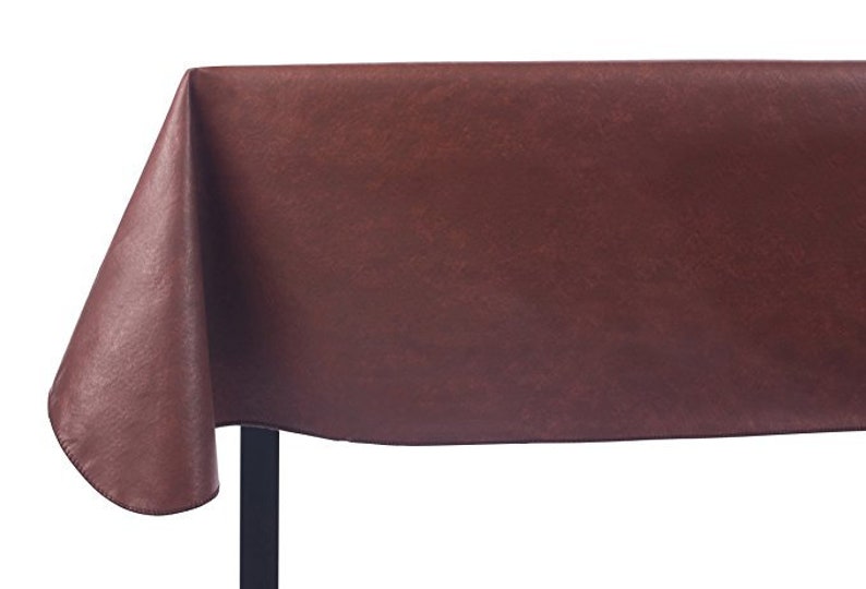 Restaurant Quality Flannel Backed Heavy Duty Leather-look Vinyl ...
