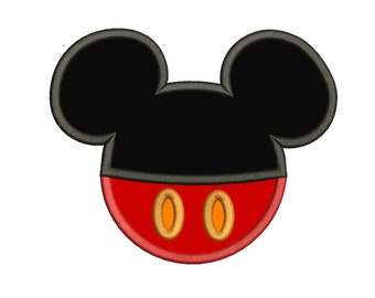 Mickey Ears 01 Applique Design Mickey Embroidery Design Disney ...