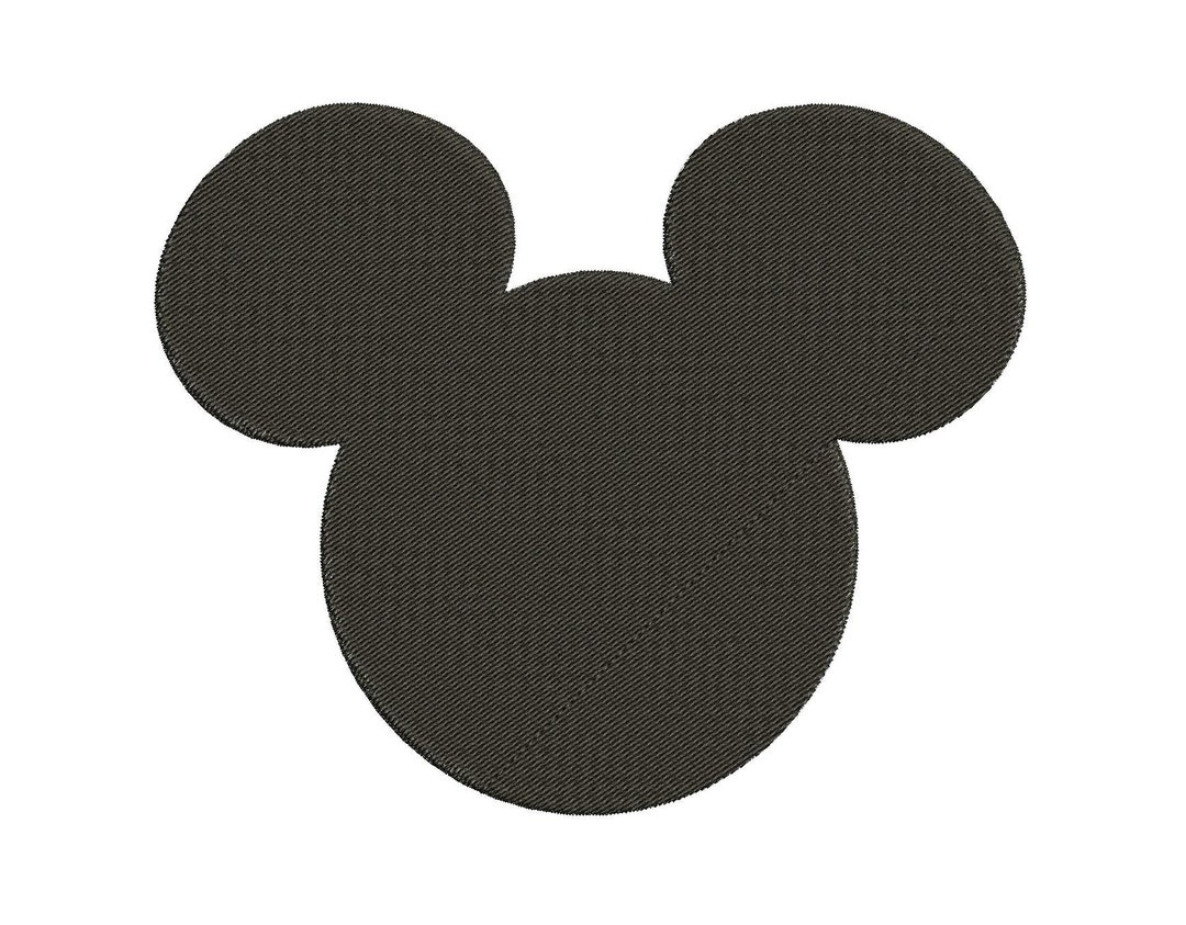 Mickey Ears Fill Embroidery Design - Etsy