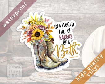 Beth Dutton Sticker - Etsy