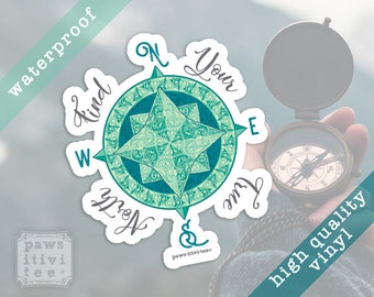 True North Compass Necklace - Etsy