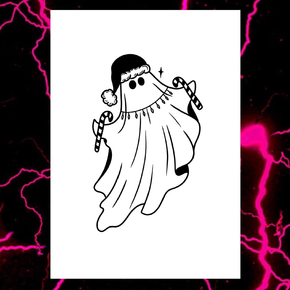 MERRY GOTHMAS Sticker Pack / A4 Card Prints Waterproof Sticker Laptop ...