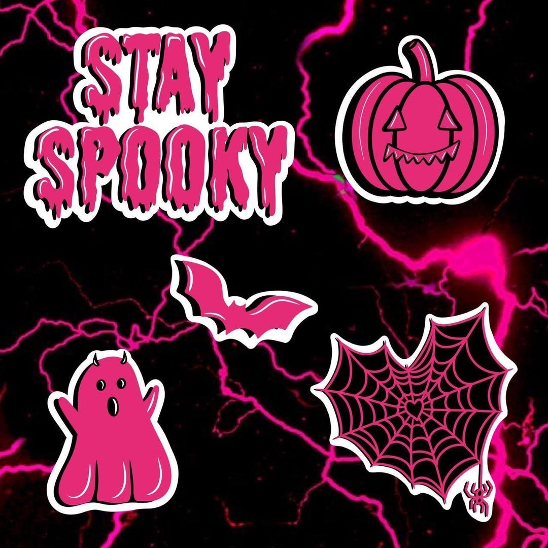 SPOOKY STICKER PACK | Horror | Halloween | Waterproof | Laptop Decor ...