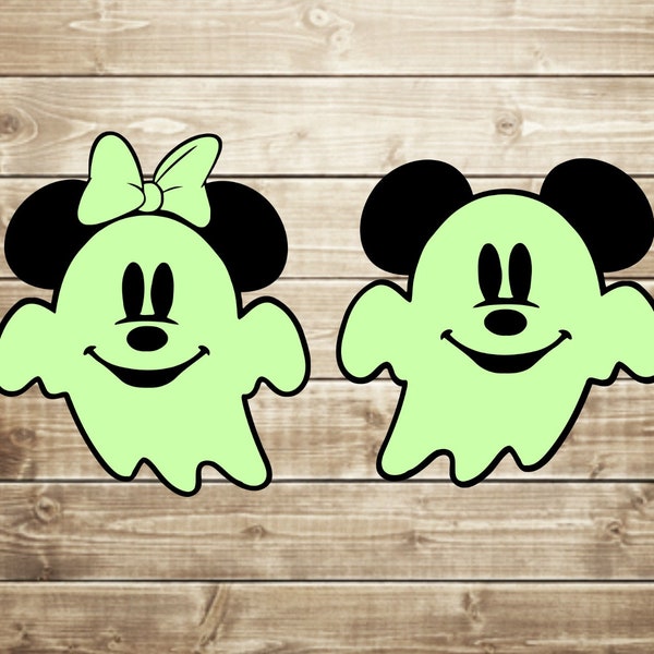 Mickey Mouse Ghosts Svg - Etsy