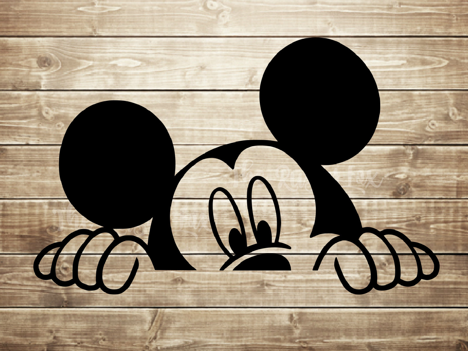Mickey mouse peeking svg mickey mouse face svg fichiers - Etsy Canada