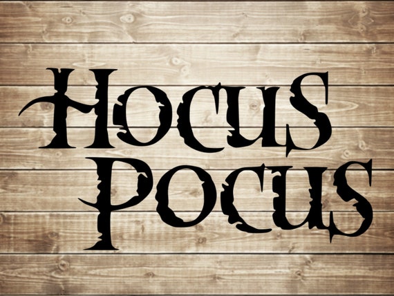 Hocus Pocus Logo Svg Hocus Pocus Svg Cut File Cut Files for - Etsy