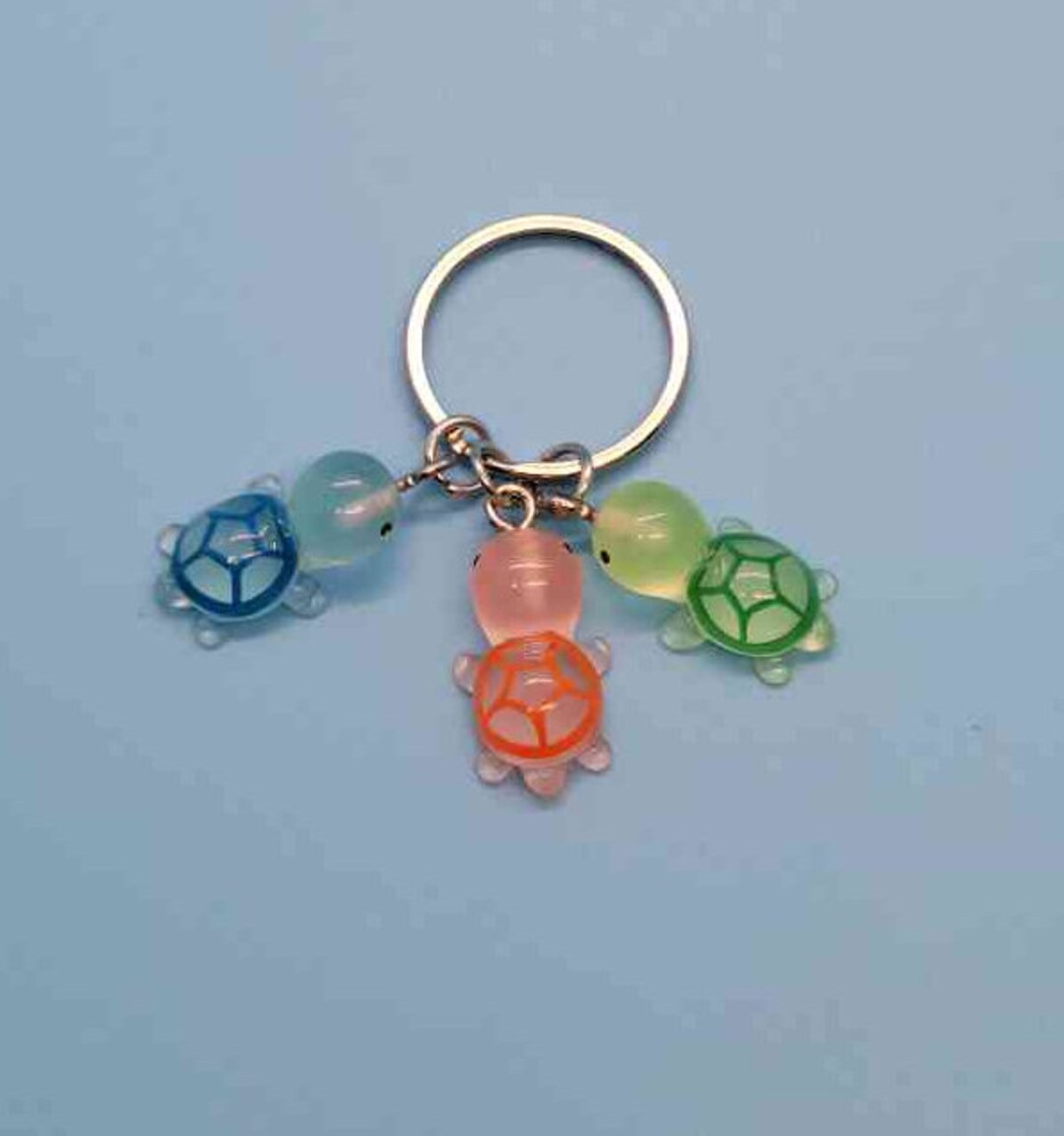 3 Little Turtles Keychain - Etsy