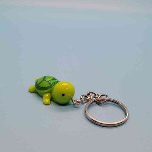 Cute Little Turtle Keychain - Etsy