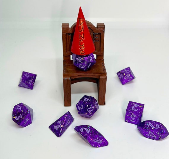 Time Out Chair Dunce Cap Dice Jail 3D Printed | Etsy