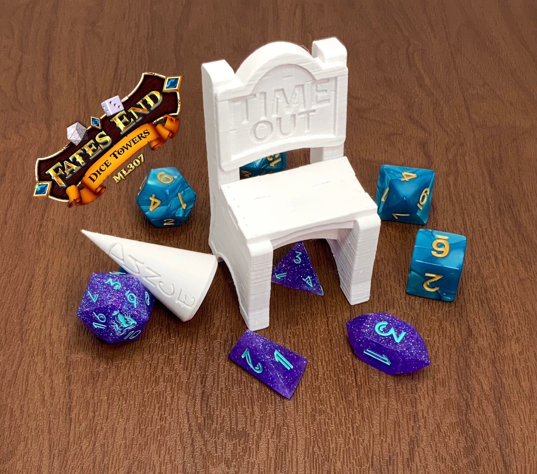Time Out Chair Dunce Cap Dice Jail 3D Printed | Etsy