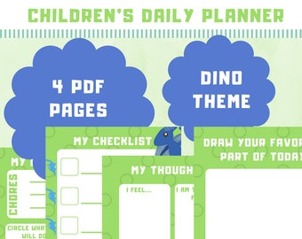 Dinosaur chore chart | Etsy