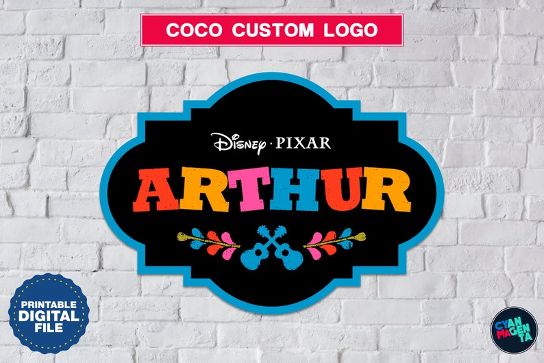 Coco custom logo with name | Etsy