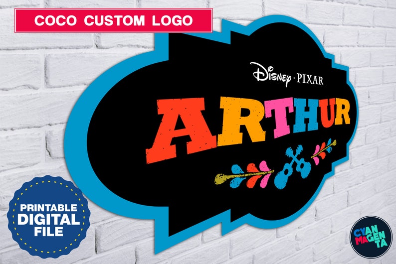 Coco custom logo with name | Etsy