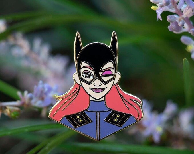1.5 Inch Hard Enamel Batgirl Pin, Barbara Gordon, DC Comics clearance ...