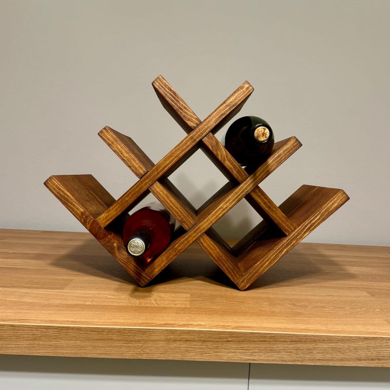 Wooden Wine Rack - Etsy