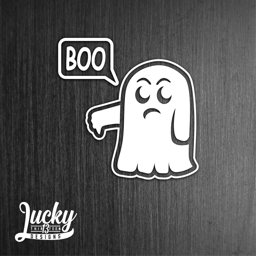 Disapproval Ghost Vinyl Decal - Etsy
