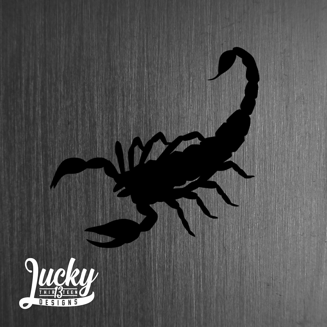 Scorpion Vinyl Decal - Etsy