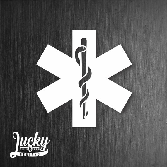 Star of Life Vinyl Decal - Etsy
