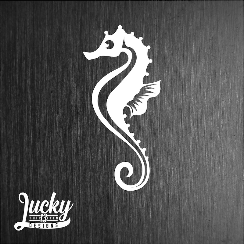 Seahorse Decal - Etsy