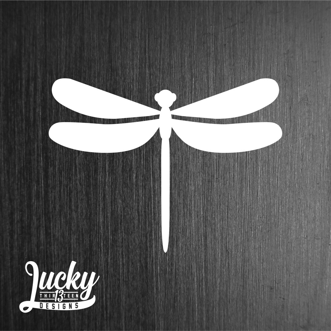 Dragonfly Vinyl Decal - Etsy