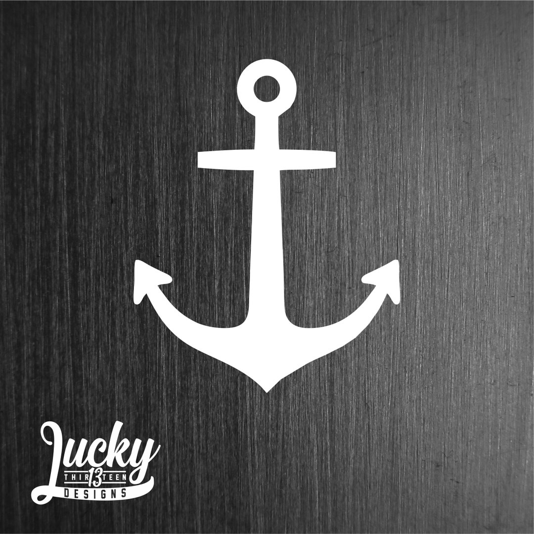 Anchor Vinyl Decal - Etsy
