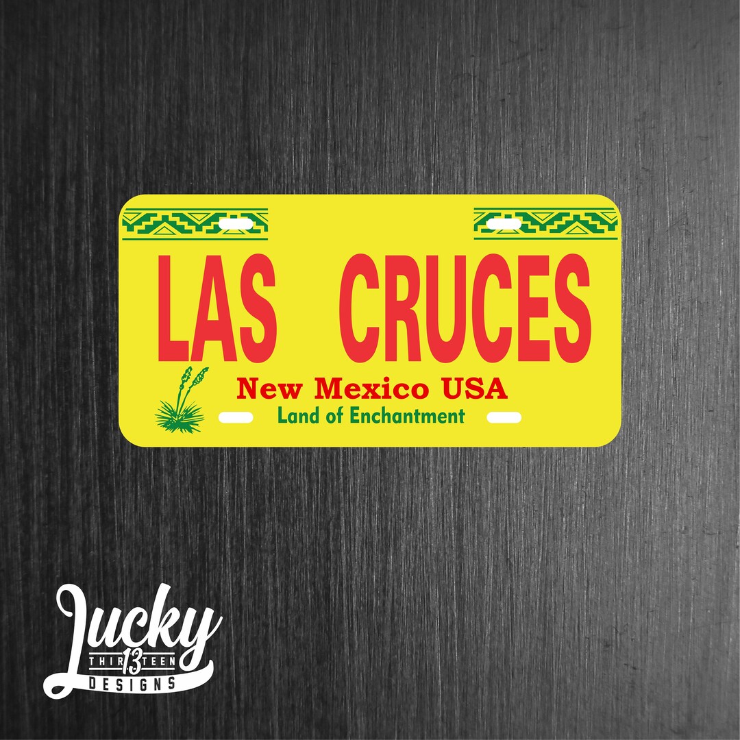 Las Cruces License Plate Vinyl Decal - Etsy